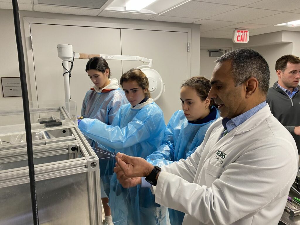 ONSF hosted high school senior Anatomy and Physiology students - ONSF