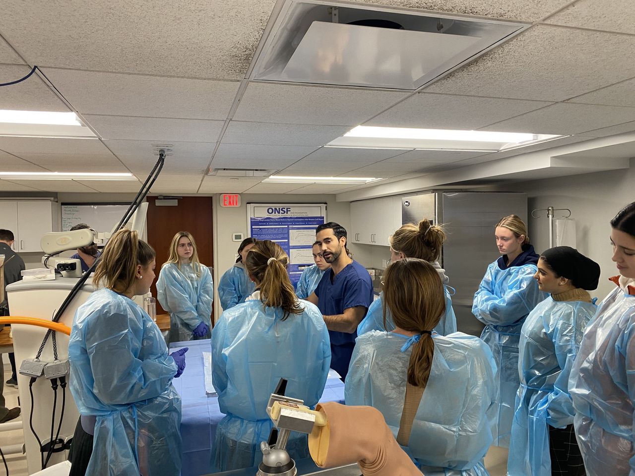 ONSF hosted high school senior Anatomy and Physiology students - ONSF